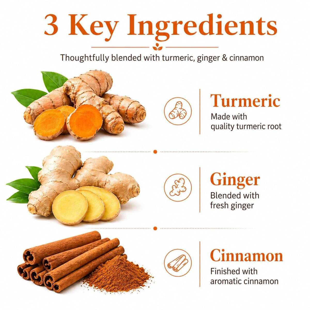 organic turmeric ginger tea blend