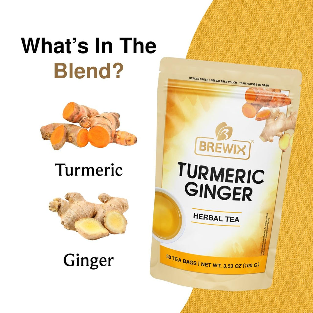 organic turmeric ginger tea blend