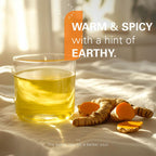 organic turmeric ginger tea for detox