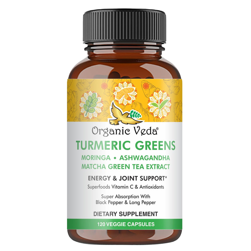 organic turmeric greens capsules