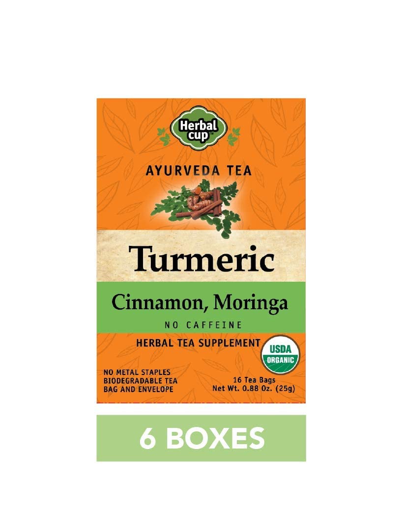 organic turmeric herbal tea bags