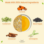 organic turmeric herbal tea blend