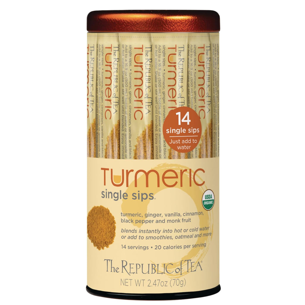 organic turmeric herbal tea packets