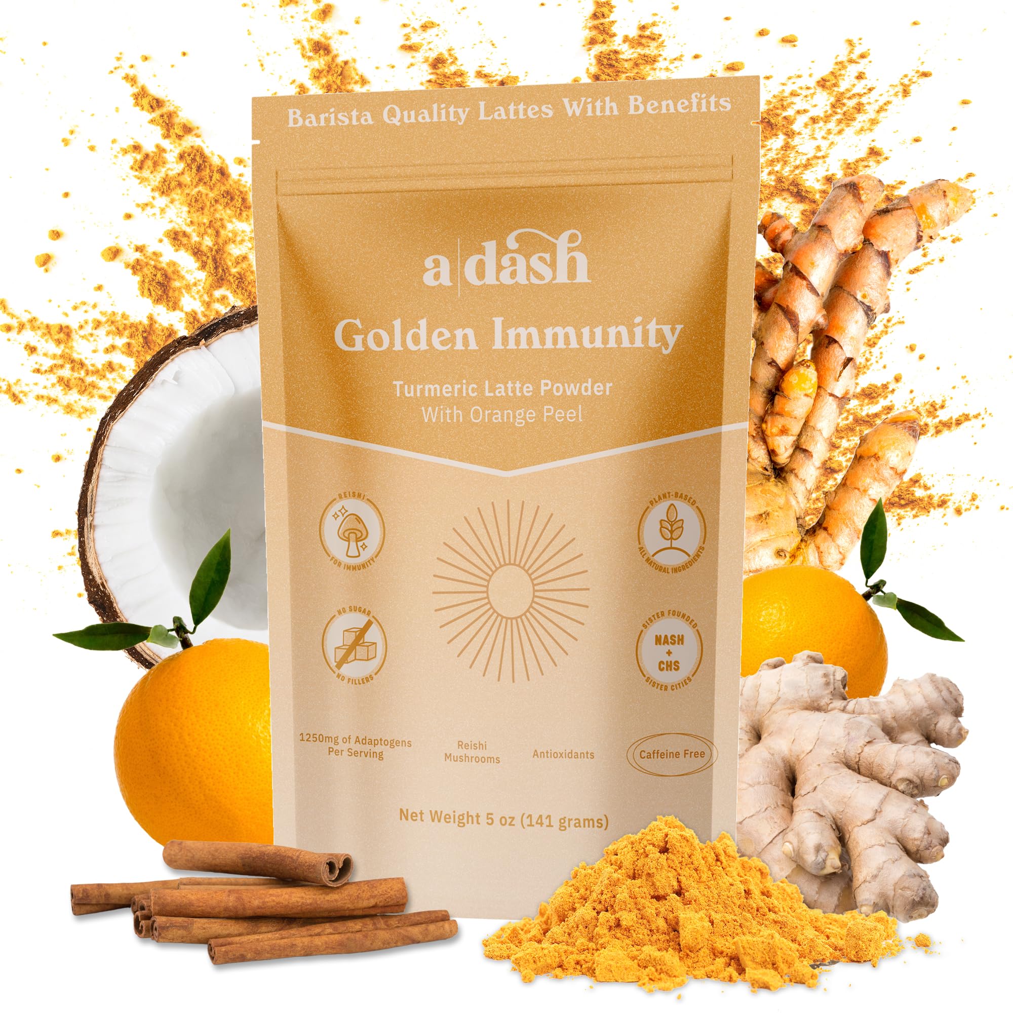 organic turmeric immunity latte