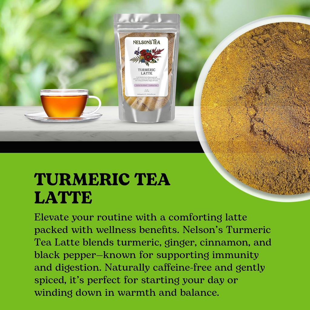 organic turmeric latte herbal infusion
