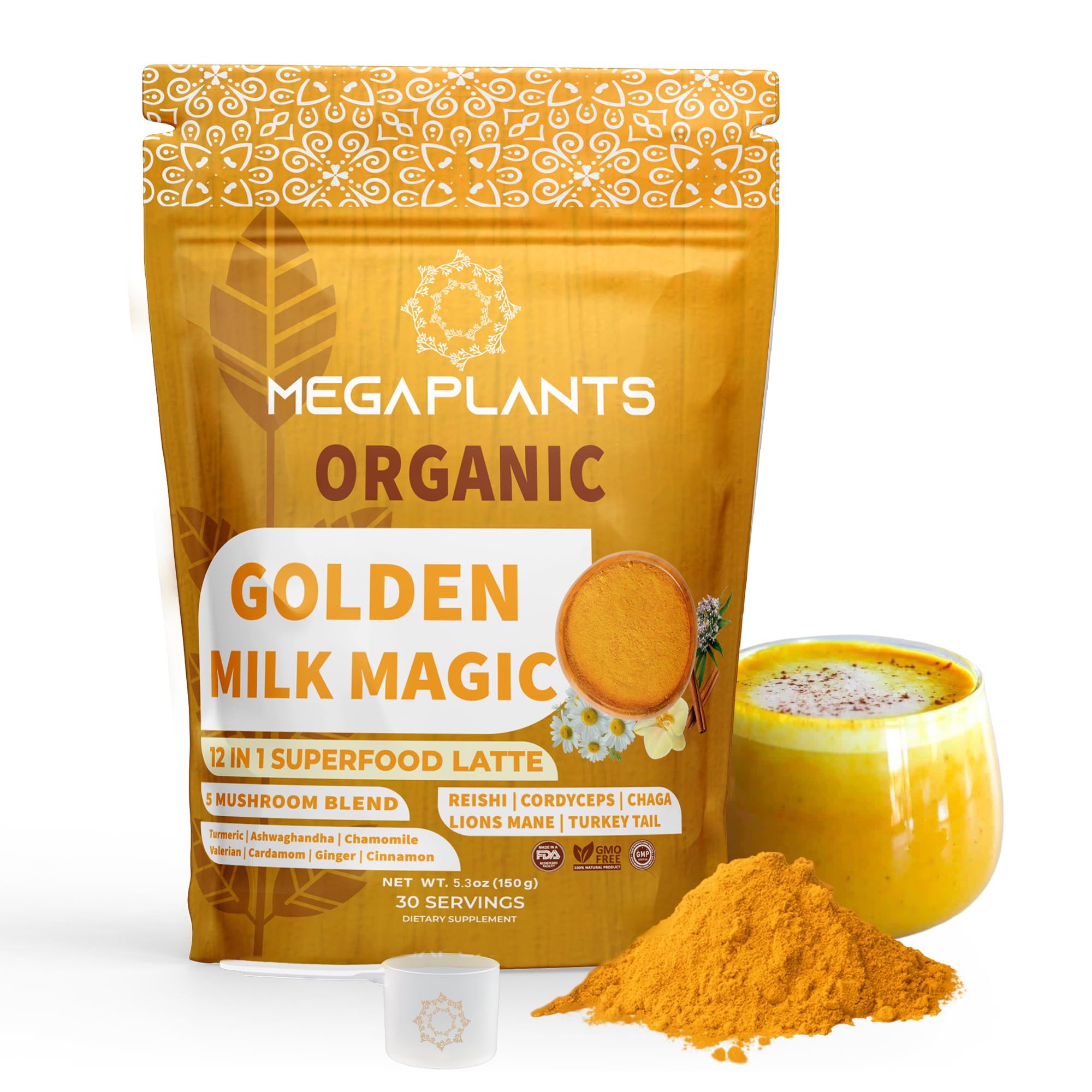 organic turmeric latte mix
