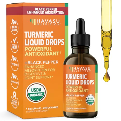 organic turmeric liquid drops benefits