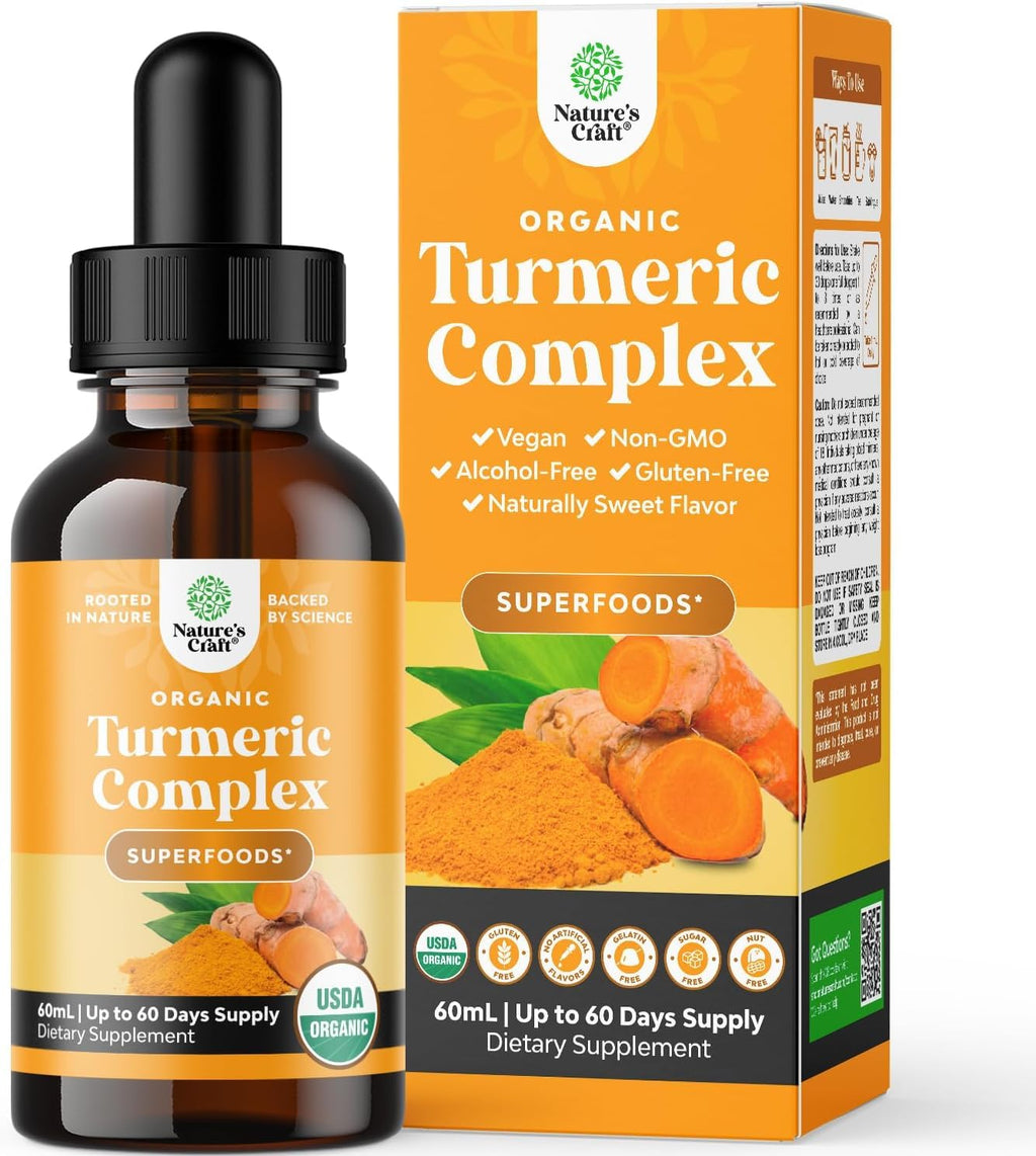 organic turmeric liquid drops benefits