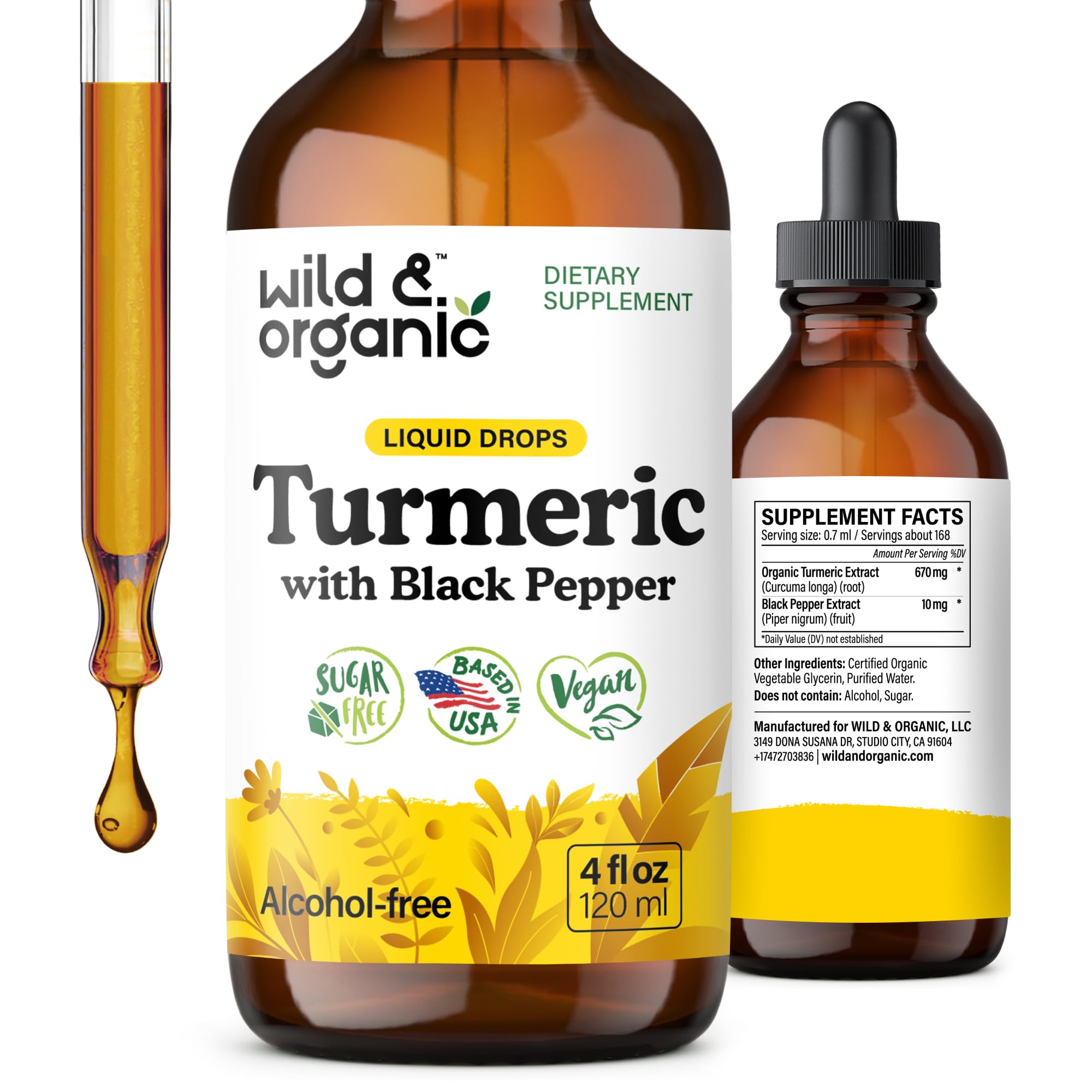 organic turmeric liquid drops Canada