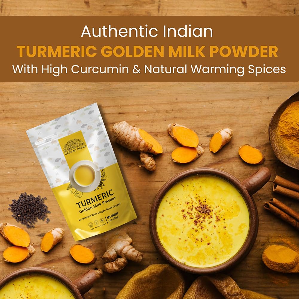 organic turmeric milk blend for wellness