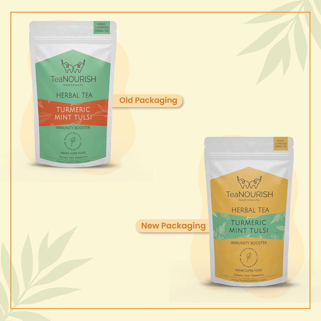organic turmeric mint tulsi blend