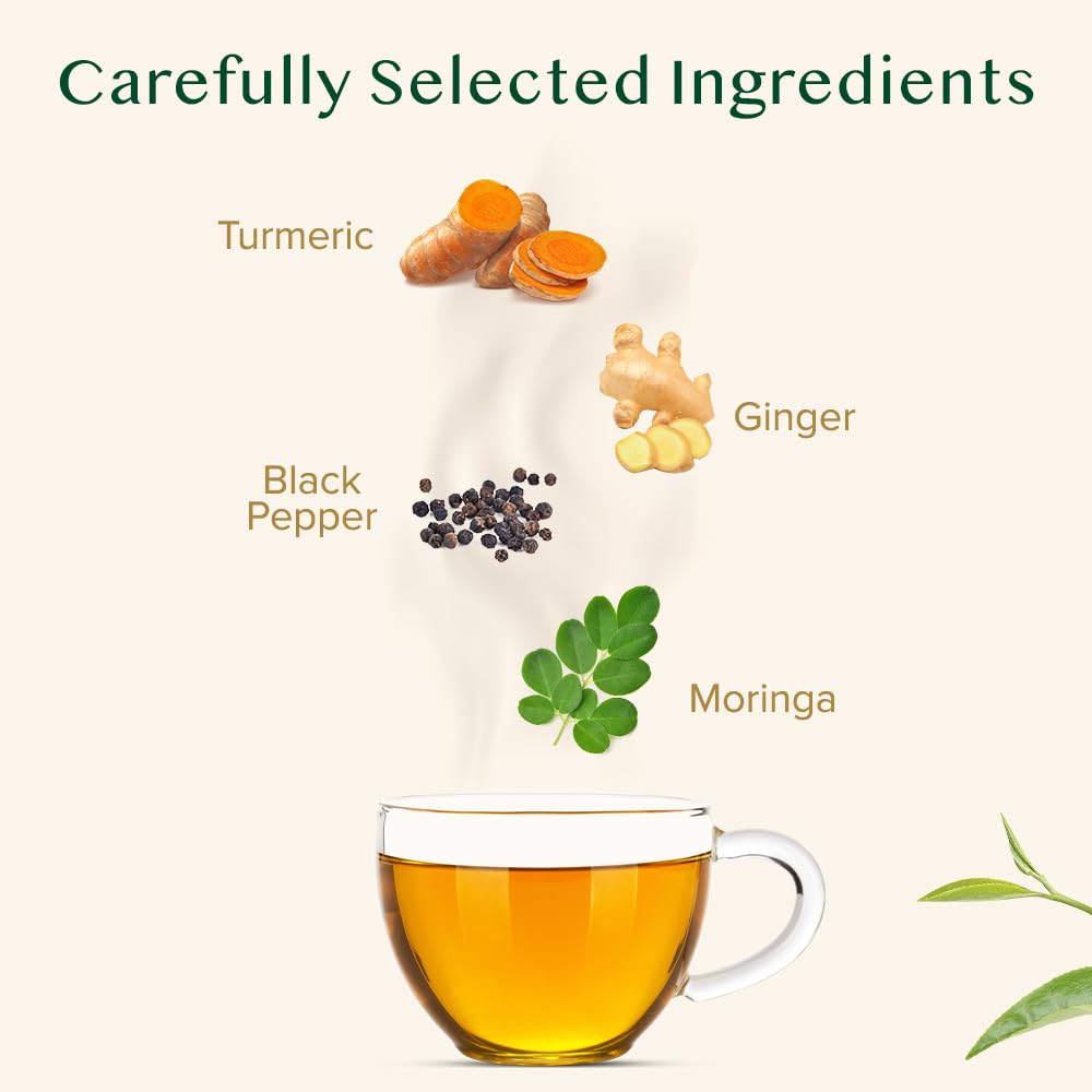 organic turmeric moringa tea for wellness