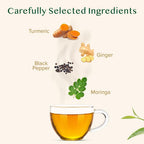 organic turmeric moringa tea for wellness