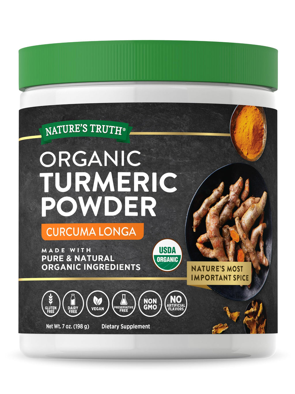 organic turmeric powder supplement