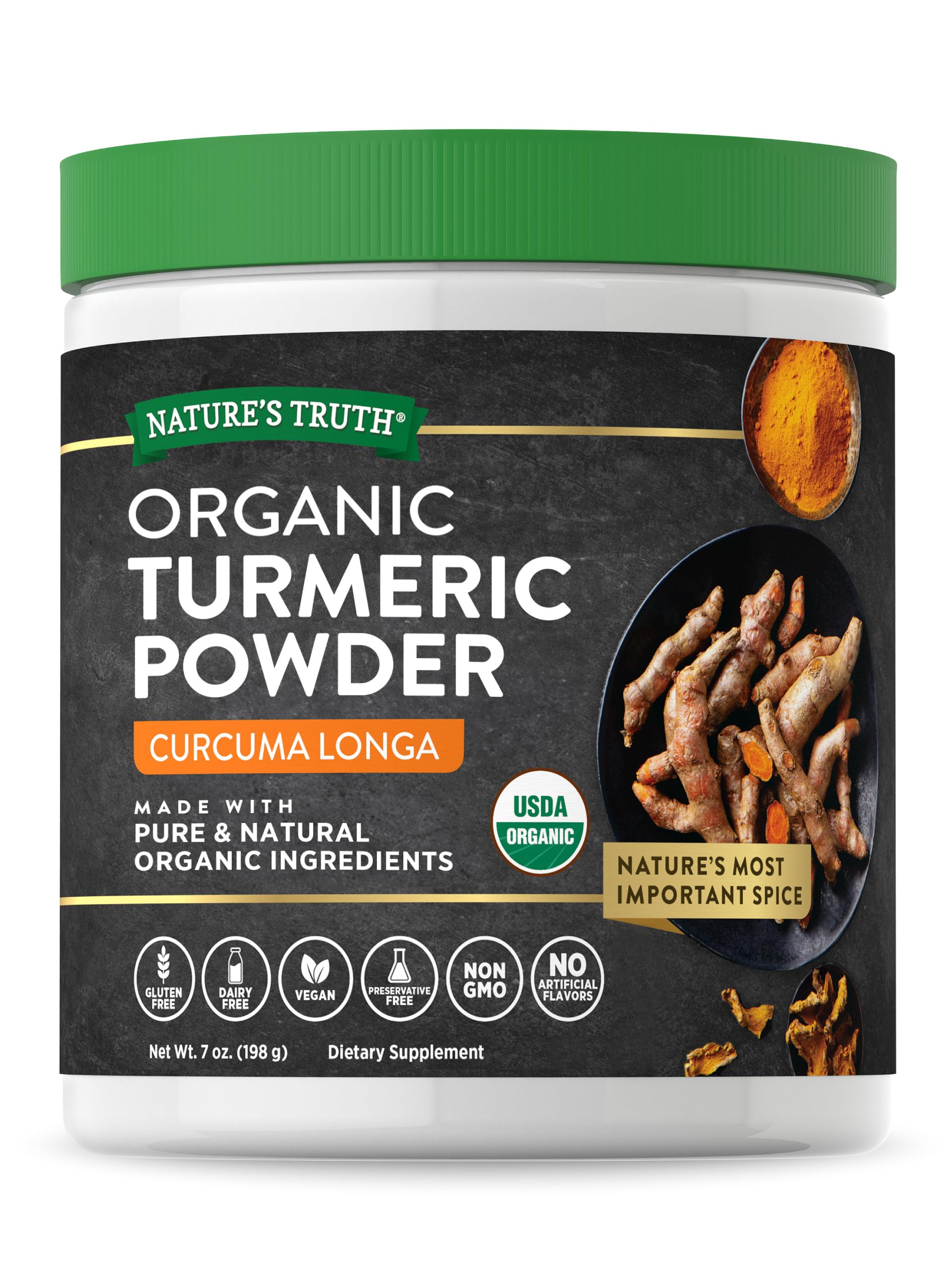 organic turmeric powder supplement