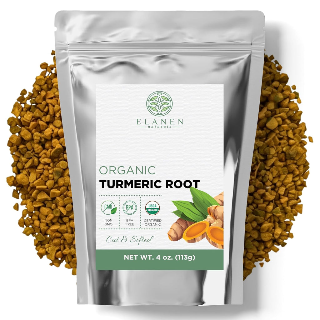 organic turmeric root dried herb tea
