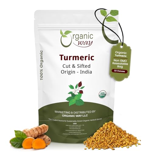Organic turmeric root herbal tea