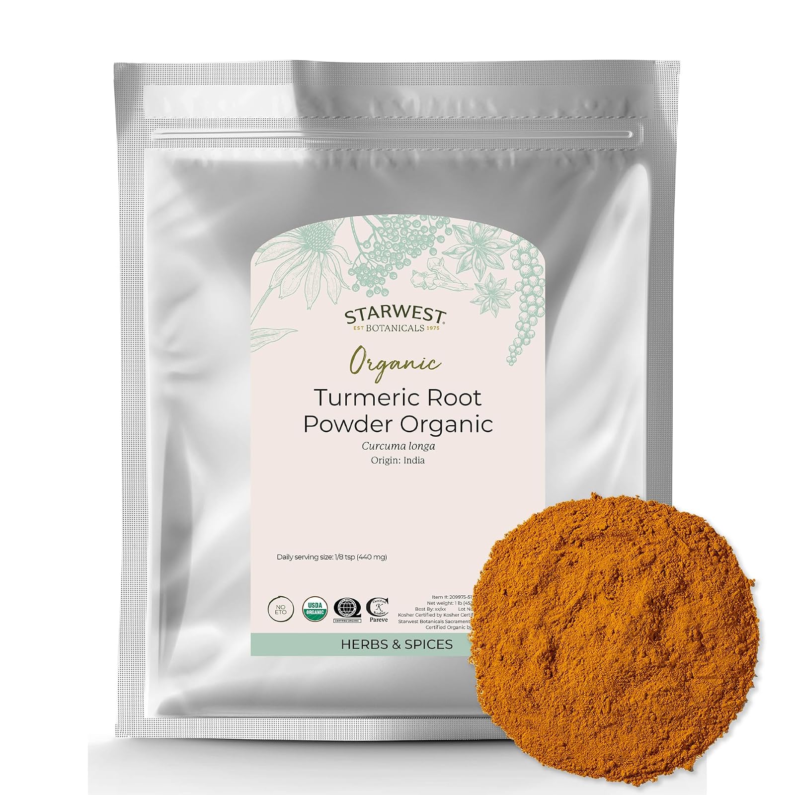 organic turmeric root powder for cooking