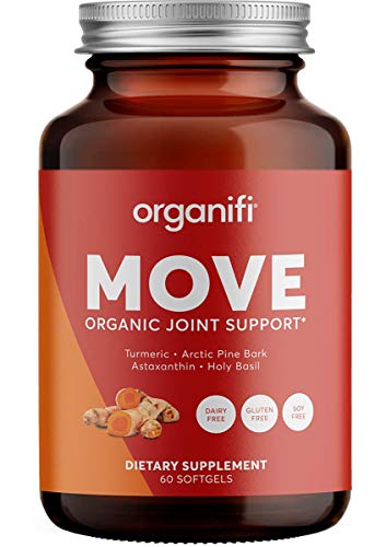 Organic turmeric softgels for joints