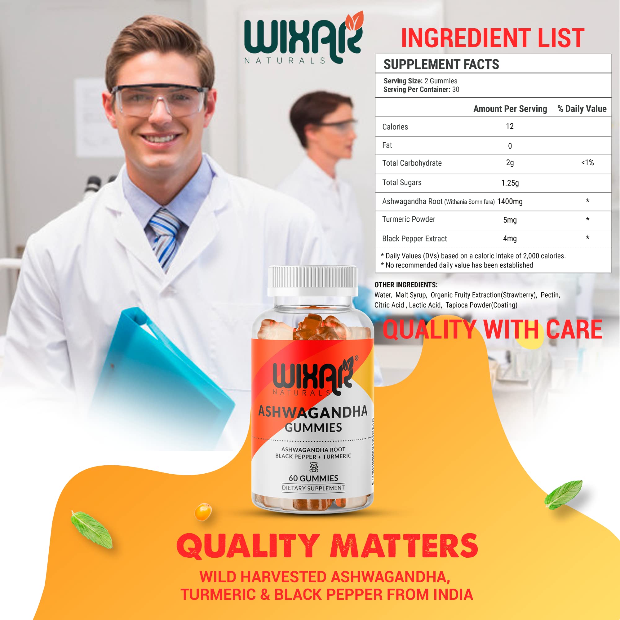 Organic turmeric supplement for vitality