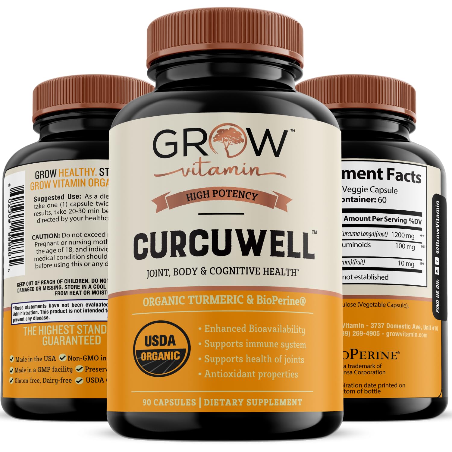 organic turmeric supplement for wellness