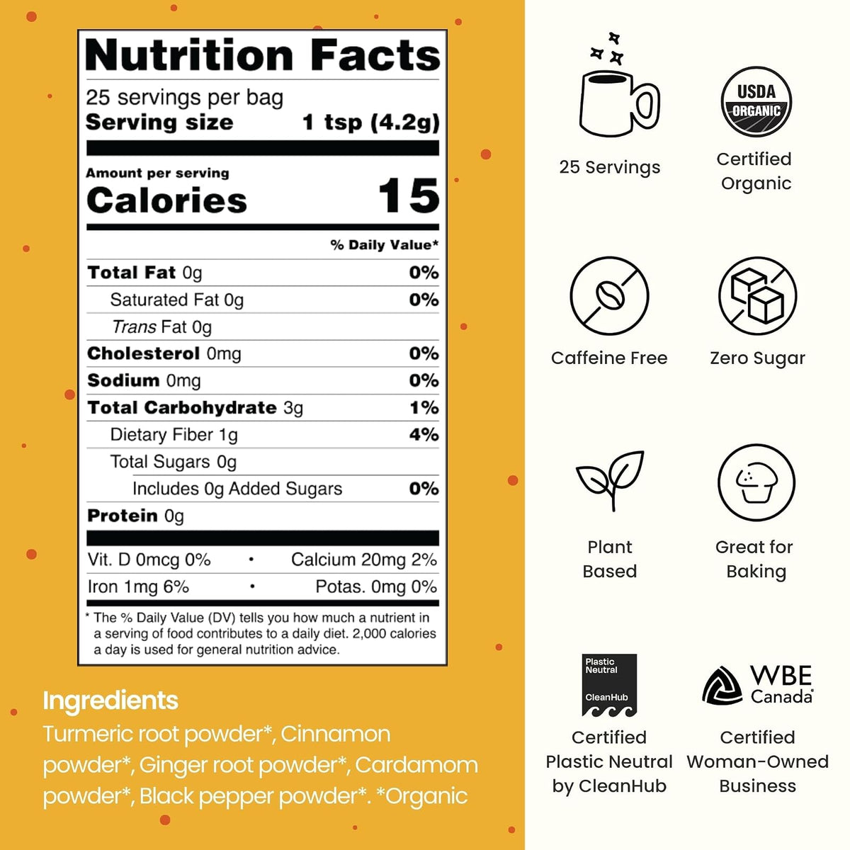 organic turmeric tea blend