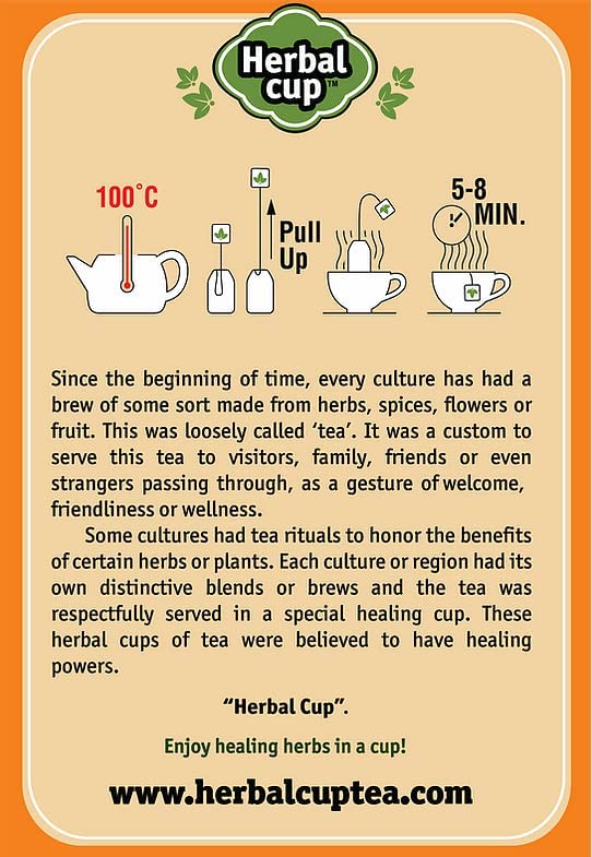 Organic turmeric tea with black pepper