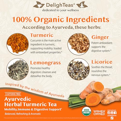 organic turmeric tea with health benefits