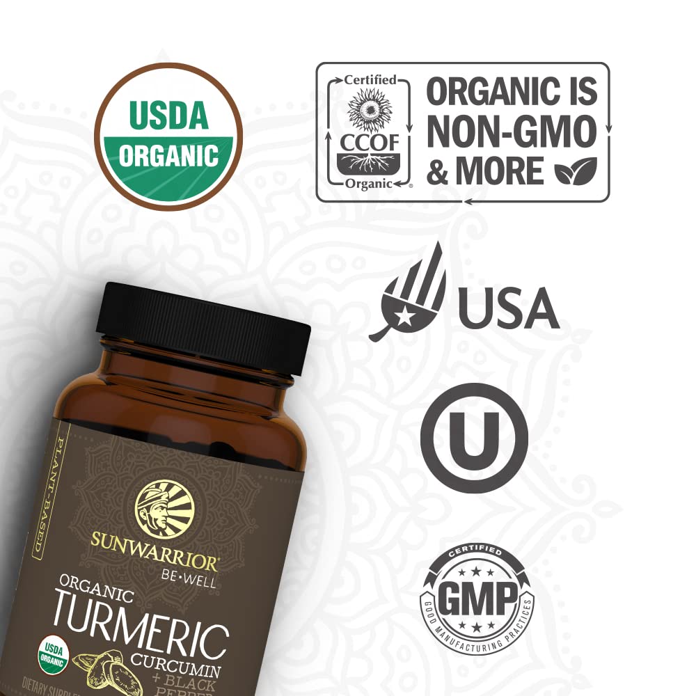 Organic turmeric with black pepper benefits