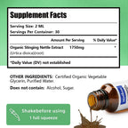 Organic Urtica Dioica tincture for wellness