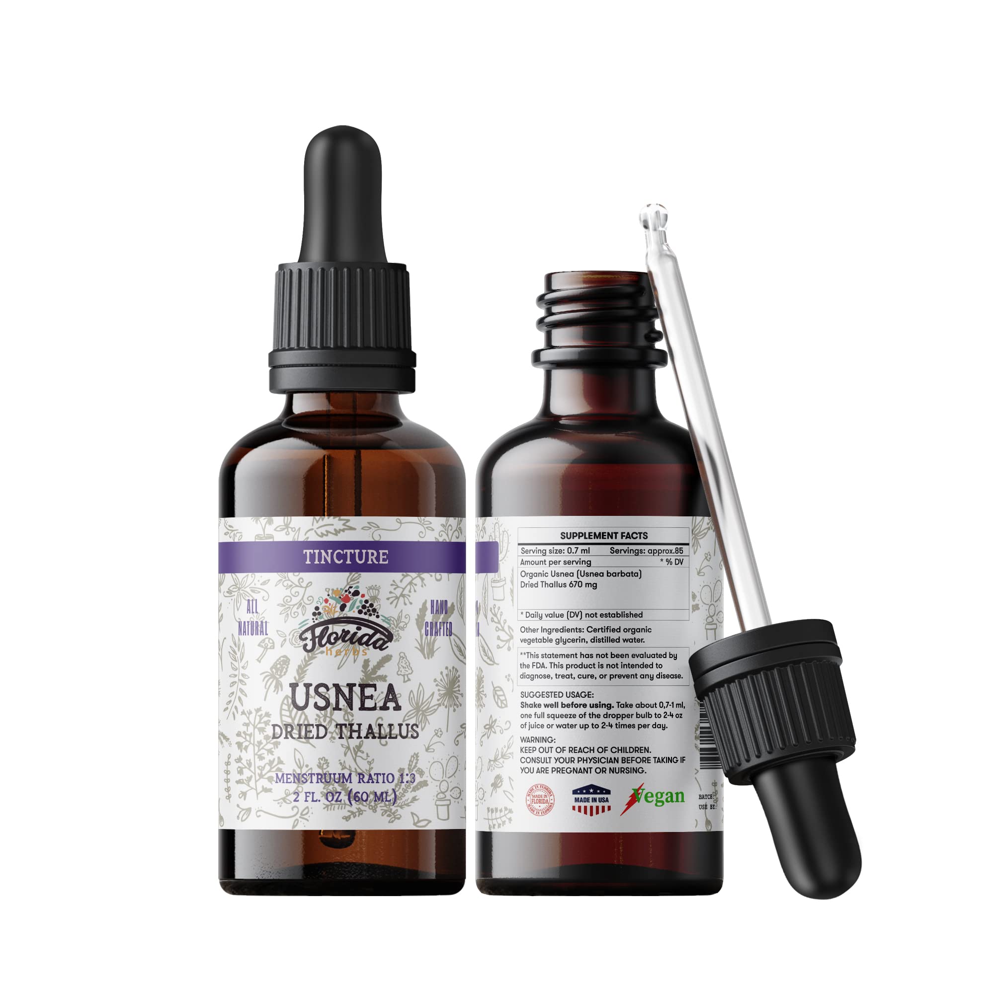 organic usnea tincture for wellness