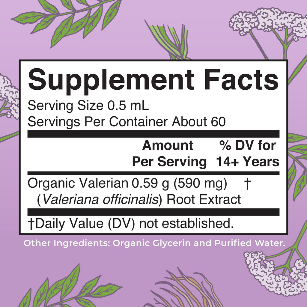 organic valerian drops for relaxation