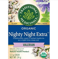 Organic valerian herbal tea for sleep