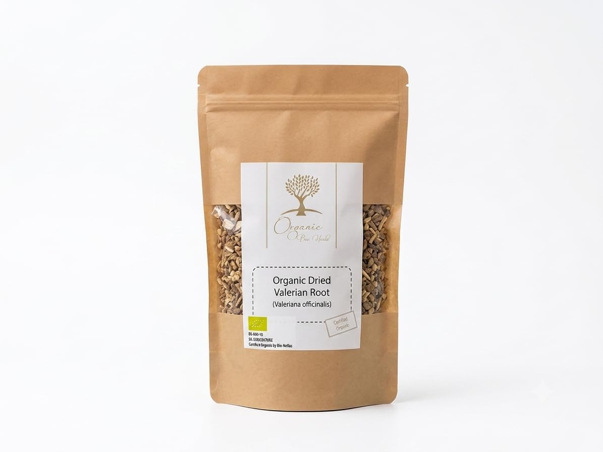 Organic Valerian Root herbal supplement