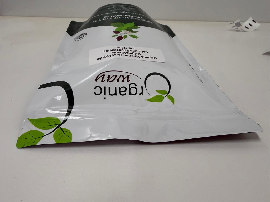 Organic valerian root powder for relaxation