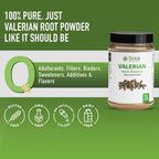 organic valerian root powder for stress relief