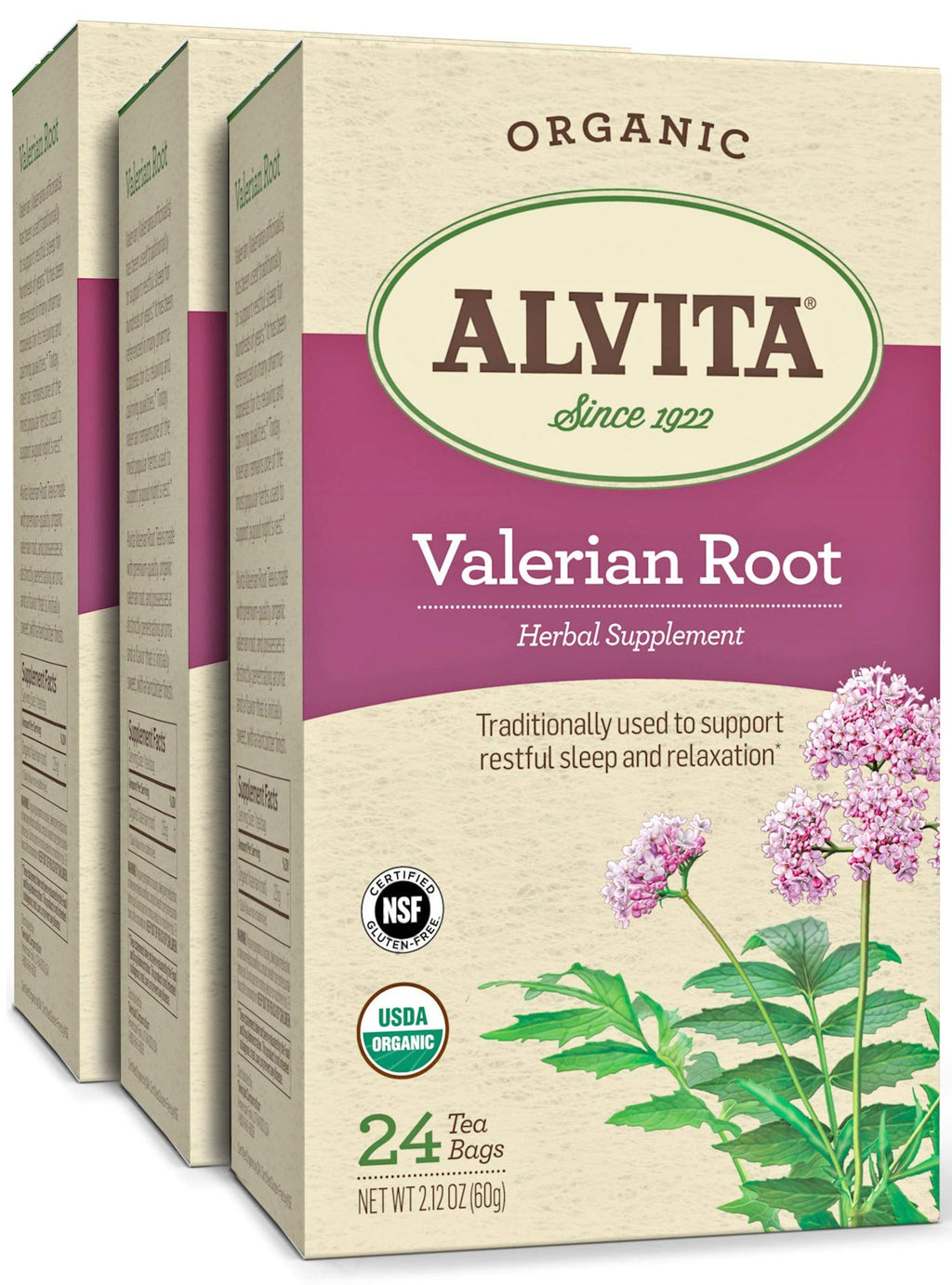 organic valerian root tea bags