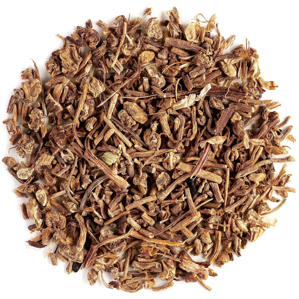 organic valerian root tea infusion