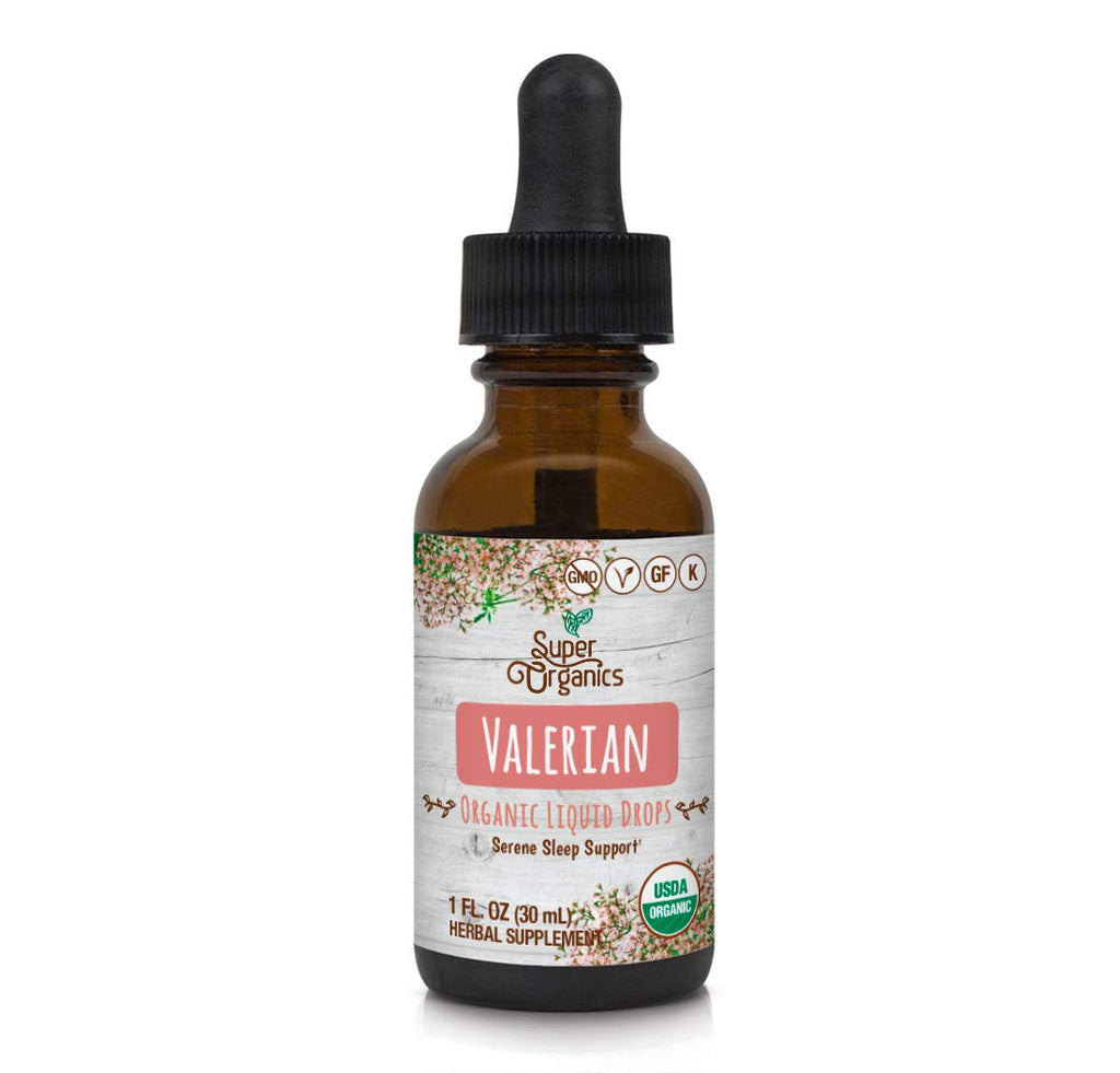 organic valerian sleep support drops