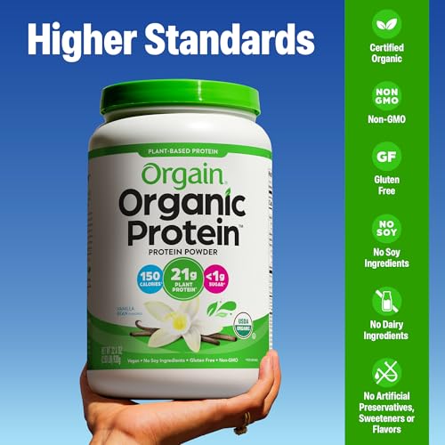 organic vanilla bean protein powder