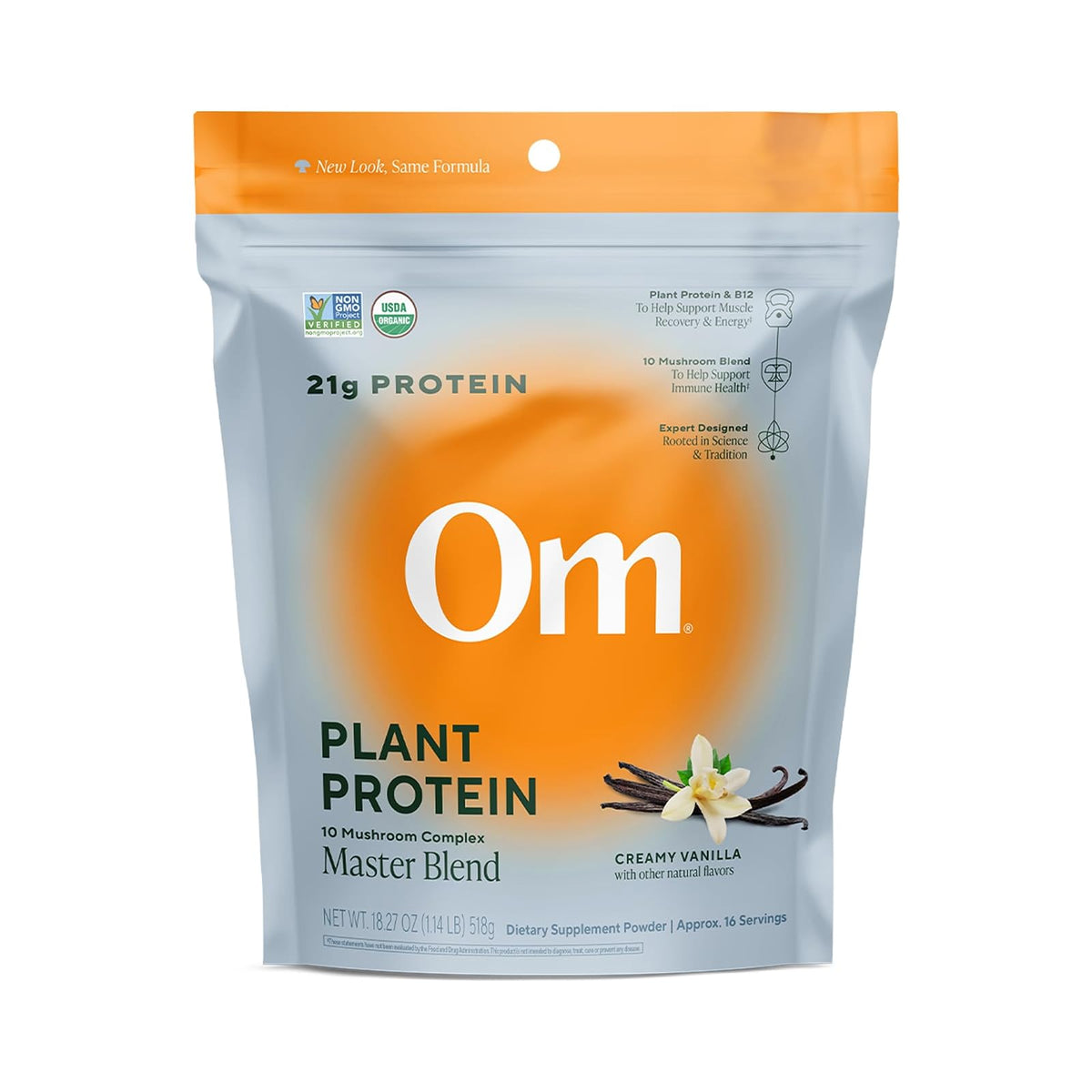 organic vanilla mushroom blends protein