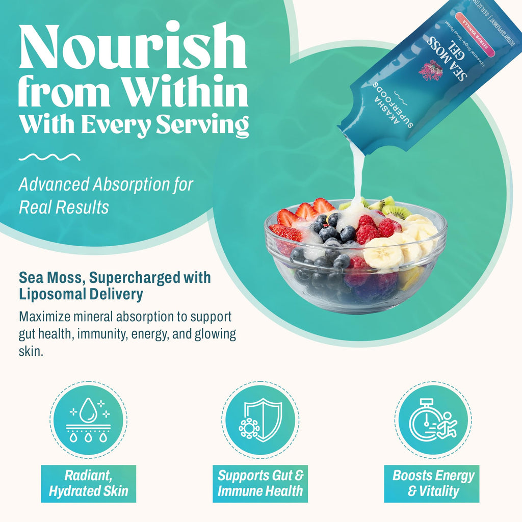 Organic vanilla sea moss benefits