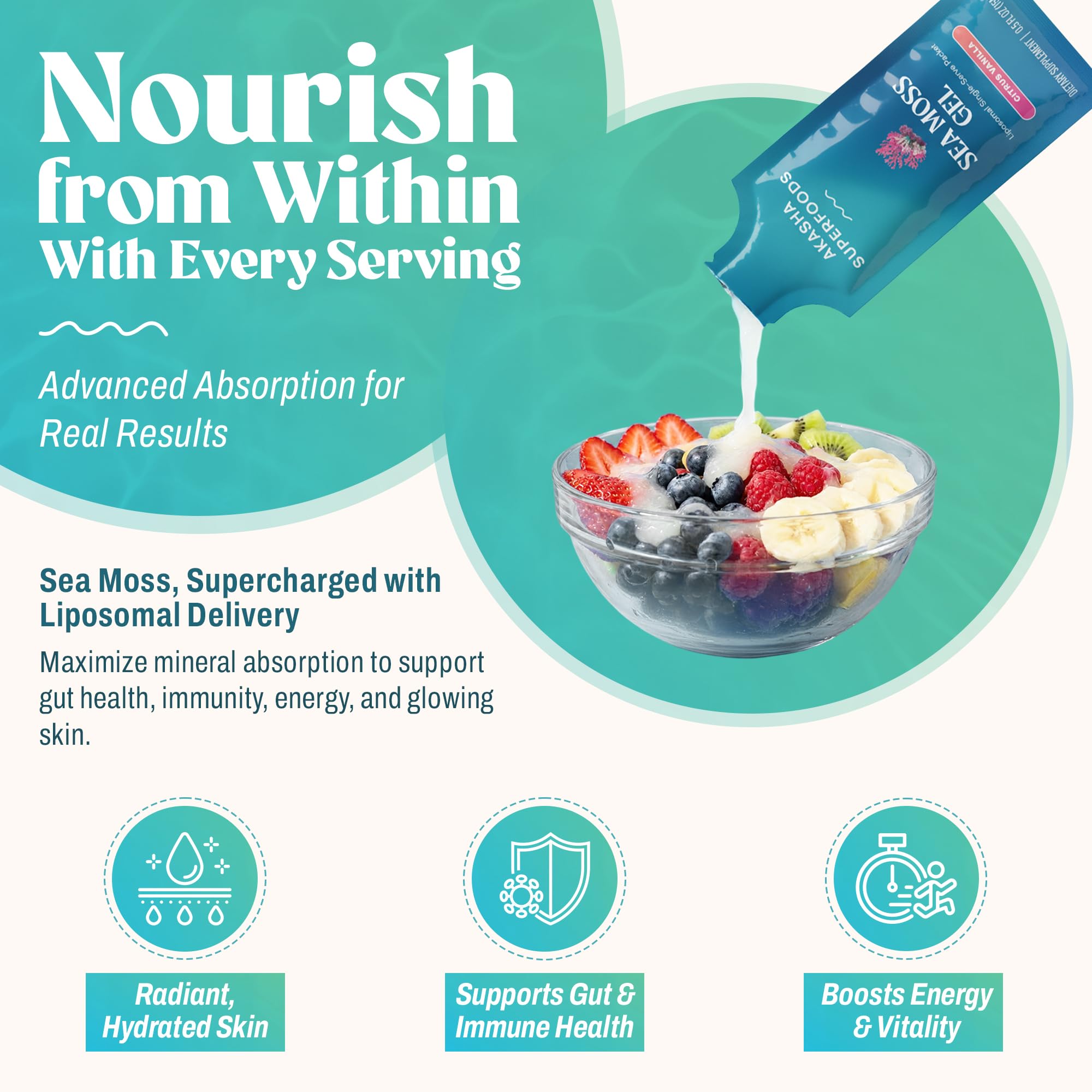 Organic vanilla sea moss benefits