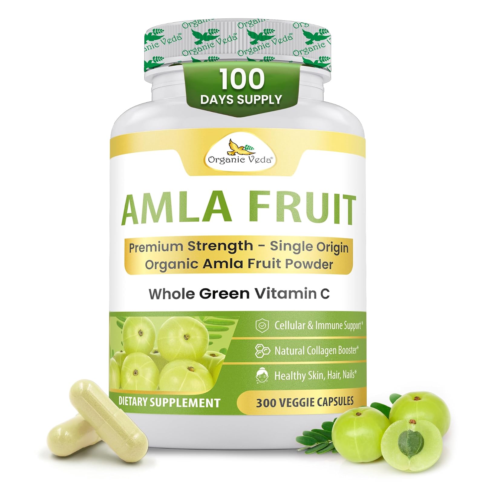 Organic Veda Amla vitamin C capsules