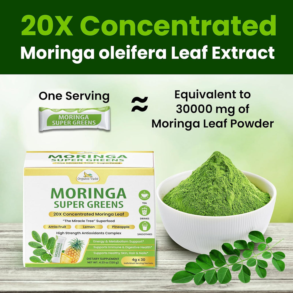Organic Veda moringa for wellness