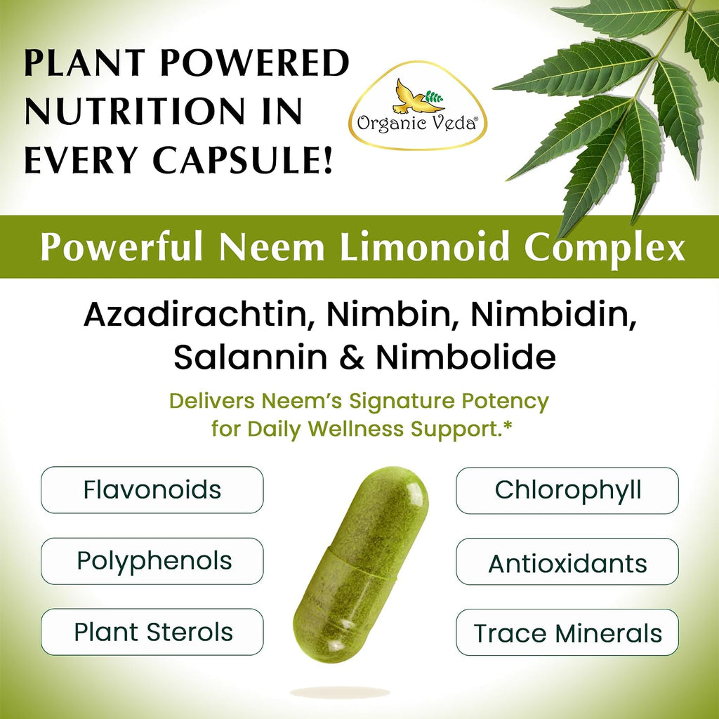 Organic Veda neem for overall vitality