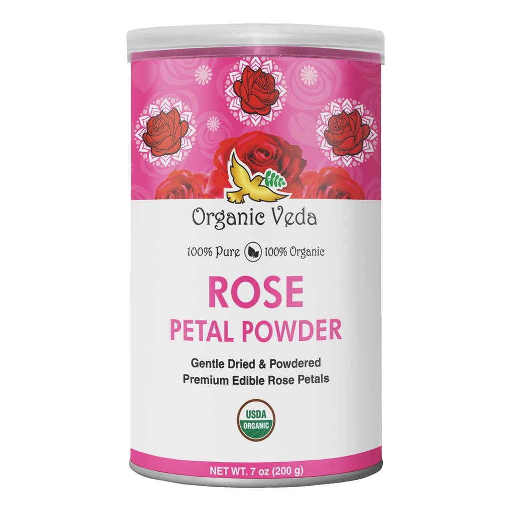 Organic Veda rose petals powder