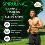 Organic Veda spirulina for immune support