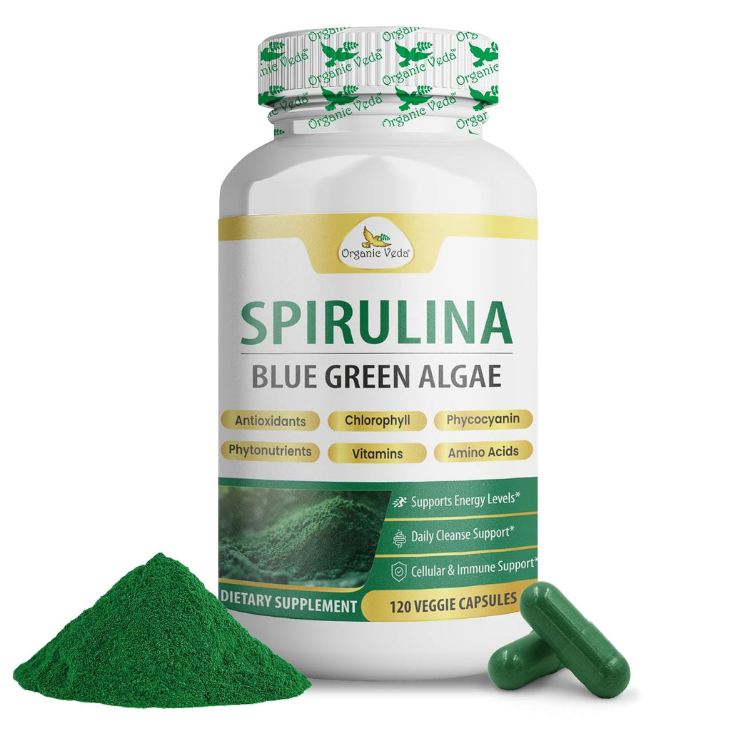 Organic Veda spirulina health benefits