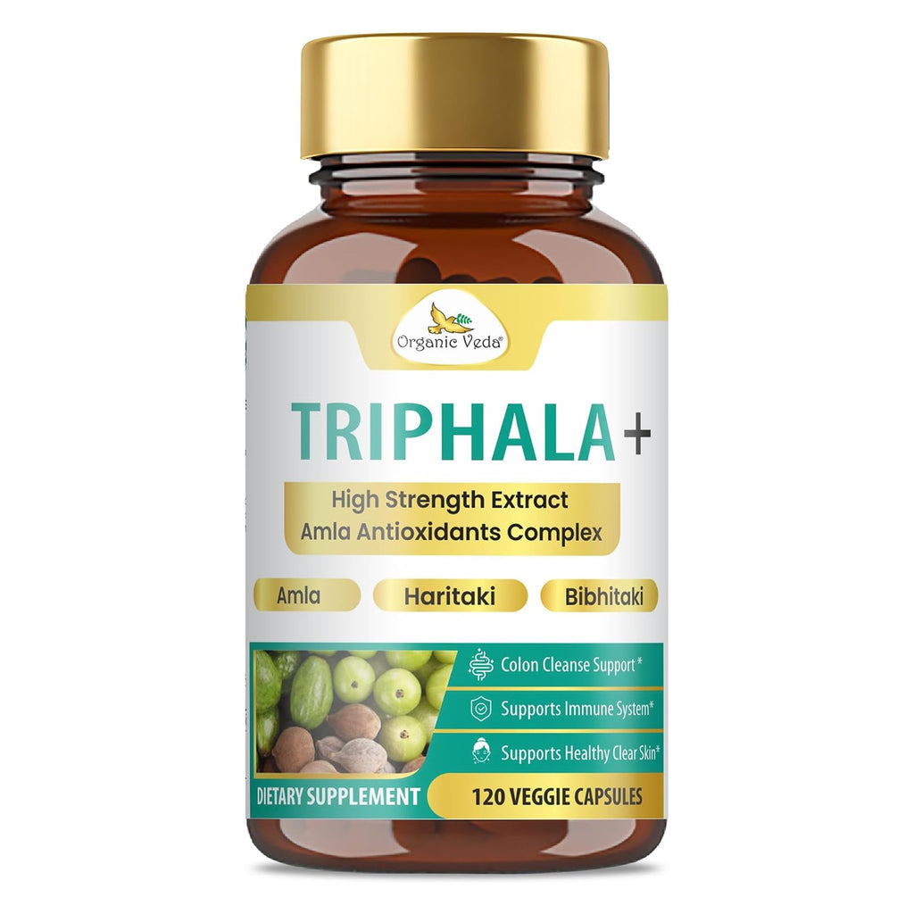 Organic Veda Triphala herbal supplement